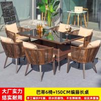 China Outdoor Patio Rattan Chair and Table Set 4 Piece Garden Wicker Dining Set Weatherproof UV Resistant for Balcony Terrace Deck for sale