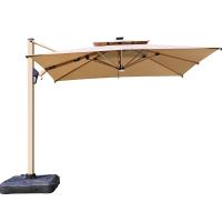 China Roman Style Outdoor Patio Umbrella 10ft Large Garden Sunshade for Terrace Balcony Courtyard for sale
