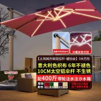 China Roman Style Outdoor Patio Umbrella 10ft Large Garden Sunshade for Terrace Balcony Courtyard for sale