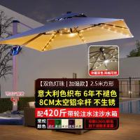 China Roman Style Outdoor Patio Umbrella 10ft Large Garden Sunshade for Terrace Balcony Courtyard for sale