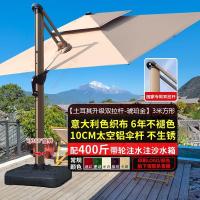 China Roman Style Outdoor Patio Umbrella 10ft Large Garden Sunshade for Terrace Balcony Courtyard for sale