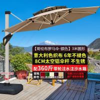 China Roman Style Outdoor Patio Umbrella 10ft Large Garden Sunshade for Terrace Balcony Courtyard for sale