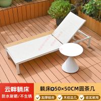 China Outdoor Waterproof Sun Resistant Recliner Chair 2 Position Adjustable Portable Lounge for Patio Poolside Beach for sale