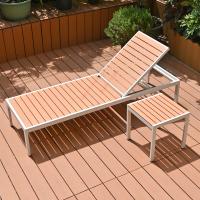 China Outdoor Waterproof Sun Resistant Recliner Chair 2 Position Adjustable Portable Lounge for Patio Poolside Beach for sale