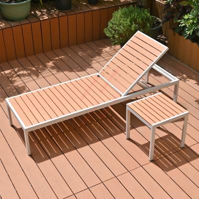 China Outdoor Waterproof Sun Resistant Recliner Chair 2 Position Adjustable Portable Lounge for Patio Poolside Beach for sale