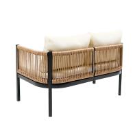 China Weatherproof Outdoor Patio Sofa 85 Inch Rust Resistant Aluminum Frame 800 lbs Capacity for sale