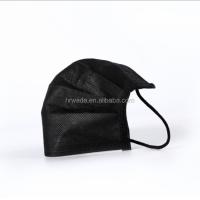 China MOQ 1box/50pcs 3 Ply Fashion Mask PPE Non Woven Class II EN14683 Type IIR Adult Black Disposable Face Mask for sale