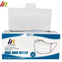 China MOQ 1box/50pcs 3 Ply Fashion Mask PPE Non Woven Class II EN14683 Type IIR Adult Black Disposable Face Mask for sale