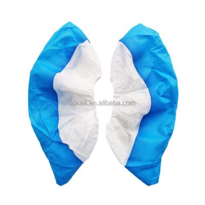 China Factory Price Wholesale Disposable Non Woven pp CPE Waterproof Shoe Cover 1000pcs One Carton for sale