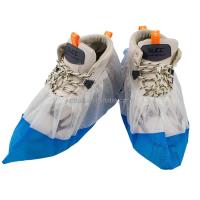 China Disposable Non-woven High Boots Waterproof Non-woven Shoe Cover Anti-dust Shoecover 1000pcs One Carton for sale