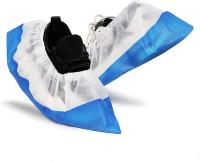 China Disposable Non-woven Shoe Covers Non Woven Non Skid Shoe Cover Pp+cpe 1000pcs One Carton for sale