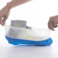 China 1000pcs One Carton Personal Protective High Quality PP CPE Non Woven Plastics Disposable Shoe Cover for sale