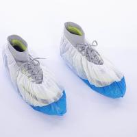 China 1000pcs One Carton Personal Protective High Quality PP CPE Non Woven Plastics Disposable Shoe Cover for sale