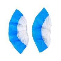 China 1000pcs One Carton Disposable Blue Soft Antiskid Shoe Cover With CE with High Quality for sale