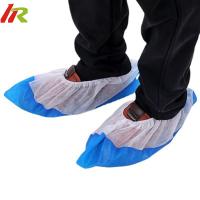 China 1000pcs One Carton Disposable Blue Soft Antiskid Shoe Cover With CE with High Quality for sale