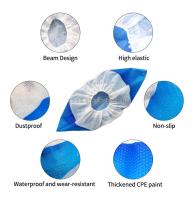 China Disposable Shoe Covers Household Indoor Wear-resistant Dustproof Non-slip Adult Waterproof Plastic Shoe Cover for sale