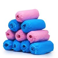 China Eco-Friendly Disposable Blue Plastic Shoe Cover Degradable PP Material 100/pc for sale