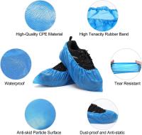 China Disposable Shoe Covers Shoes Safety Cover Nonwoven Shoe Cover Black for sale