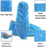 China Disposable Shoe Covers Shoes Safety Cover Nonwoven Shoe Cover Black for sale