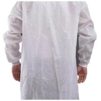 China PP 40GSM Individual Packing or Customized Packing Disposable Chemical Protective Smock for sale