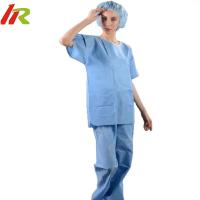 China Hospital Uniform Nonwoven Set Scrub Suit Lab Coat Disposable Medical  Shorts Shirts for sale