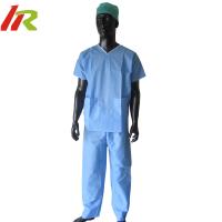 China Hospital Uniform Nonwoven Set Scrub Suit Lab Coat Disposable Medical  Shorts Shirts for sale