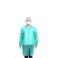 China Visitor Coat Nonwoven Labcoats Wholesale Doctor Waterproof Disposable Labcoats for Food Manufacturing for sale