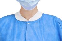 China Lab Coat Nonwoven PP SMS  Doctor Labcoats Nursing Scrubs Nurse Uniform Customized Lab Coat for sale