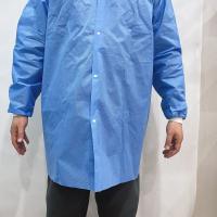 China Doctor Coat Disposable SMS Work Suits Non Woven  Visitor Gown Lab Coat for sale