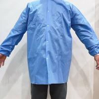 China Doctor Coat Disposable SMS Work Suits Non Woven  Visitor Gown Lab Coat for sale
