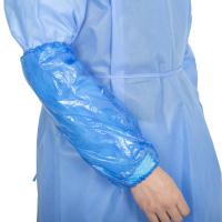 China Disposable Sleeve Covers Pe Sleeve Cover 3g Blue Personal Manga Plastic Cubre Brazos for sale
