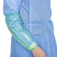 China Disposable Sleeve Covers Pe Sleeve Cover 3g Blue Personal Manga Plastic Cubre Brazos for sale