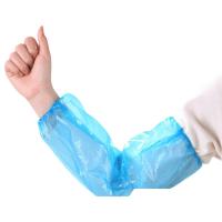 China Disposable Sleeve Covers Pe Sleeve Cover 3g Blue Personal Manga Plastic Cubre Brazos for sale