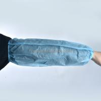 China Wholesale Disposable Multifunction Protection Non-woven Arm Sleeve Cover Blue PP Oversleeve for sale
