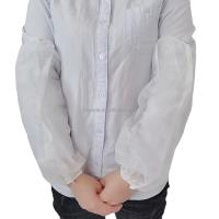 China Arm Cover Sleeve Plastic Disposable Blue pp Clear Transparent Sleeve Cover Waterproof Arm Cover for sale