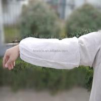 China Arm Cover Sleeve Plastic Disposable Blue pp Clear Transparent Sleeve Cover Waterproof Arm Cover for sale