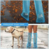 China Anti-Slip Waterproof Disposable Long Sleeve Overshoes Safety Rain Boots Cover for Men Women for Rainy Day Outdoor Activities for sale