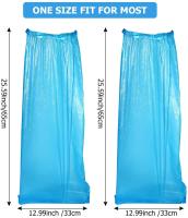 China Disposable Long Overshoes for Men and Women Rainy Day Outdoor Waterproof Disposable Overshoes for sale