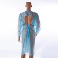 China Disposable Plastic Gown White CPE Gown for sale