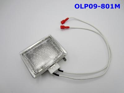 China Full Transparent / Semi Frosted Oven Bulb Holder Under T300 OLP09-801M for sale