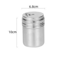 China Stainless Steel Salt And Pepper Shaker Spice Tins Diameter 5* 7cm 58*80mm 6.8*10cm for sale