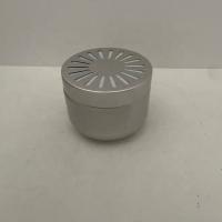 China 150ML Aluminum Car Air Freshener Jar Round Metal Cans Solid Perfume Containers for sale