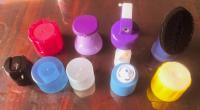 China Aerosol Spray Bottle Caps 52mm 57mm 65mm Plastic Caps Cleaning Agent Aerosol Can Lid for sale