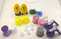 China OEM Aerosol Can Accessories PP Plastic Aerosol Cover Round Spray Caps 65mm 52mm for sale