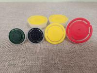China PE Plastic Stretch Lids 32mm 42mm 57mm Bottle Closures for Soft Chemical Industry for sale