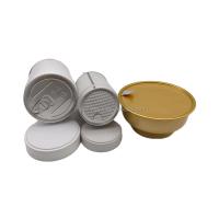 China Custom Metal Pop Tin 150ml 250ml 450ml Aluminum Beverage Cans Tinplate Can with 202 Peel Back Foil Lid for sale