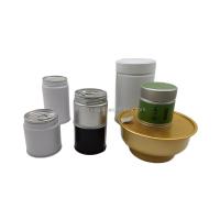 China Custom Metal Pop Tin 150ml 250ml 450ml Aluminum Beverage Cans Tinplate Can with 202 Peel Back Foil Lid for sale