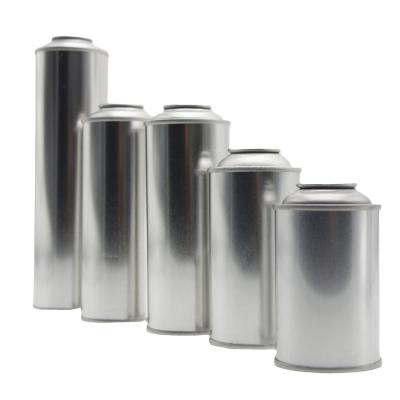 China Aerosol Paint Oil Tinplate Cans Aluminum for Candle Packaging Chemical Industry Square Design for sale