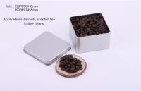 China 70*70*85mm Square Metal Food Tin Box Custom Logo for Cake Pizza Milk Packaging for sale