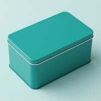 China 70*70*85mm Square Metal Food Tin Box Custom Logo for Cake Pizza Milk Packaging for sale